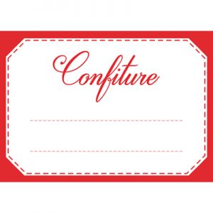 Étiquettes confiture x10 – Mon Bio Jardin